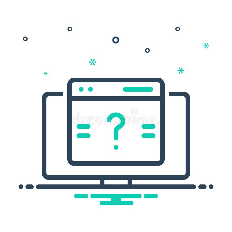 Mix Icon for Queries, Question and Query Stock Vector - Illustration of ...