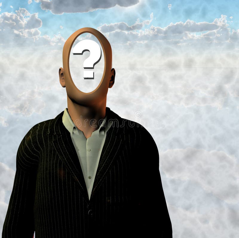 Query stock illustration. Illustration of businessman - 18279696