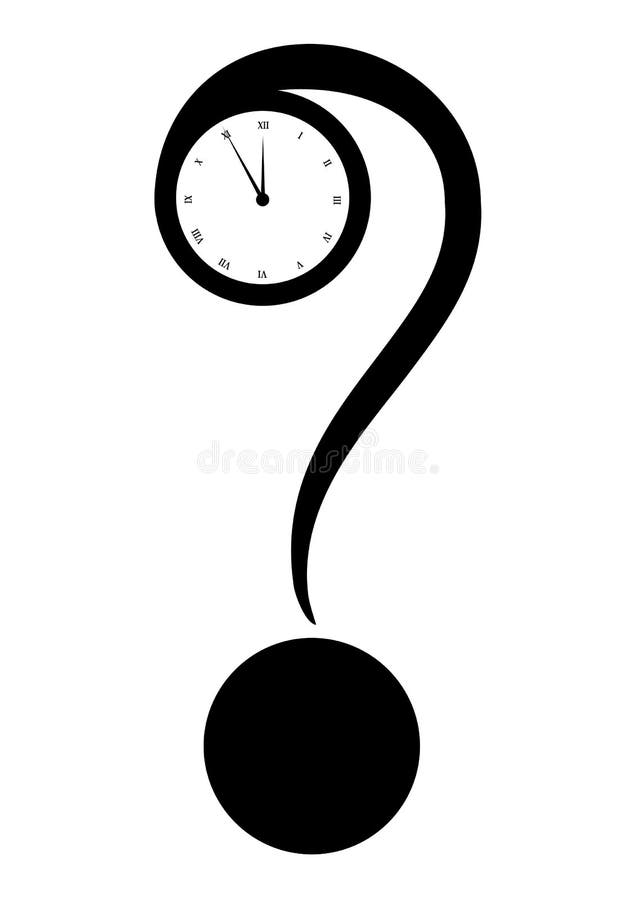 Red query mark and cursor. stock illustration. Illustration of mystery ...