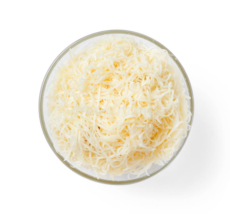 Queso rallado. imagen de archivo. Imagen de blanco, parmesano - 33159437