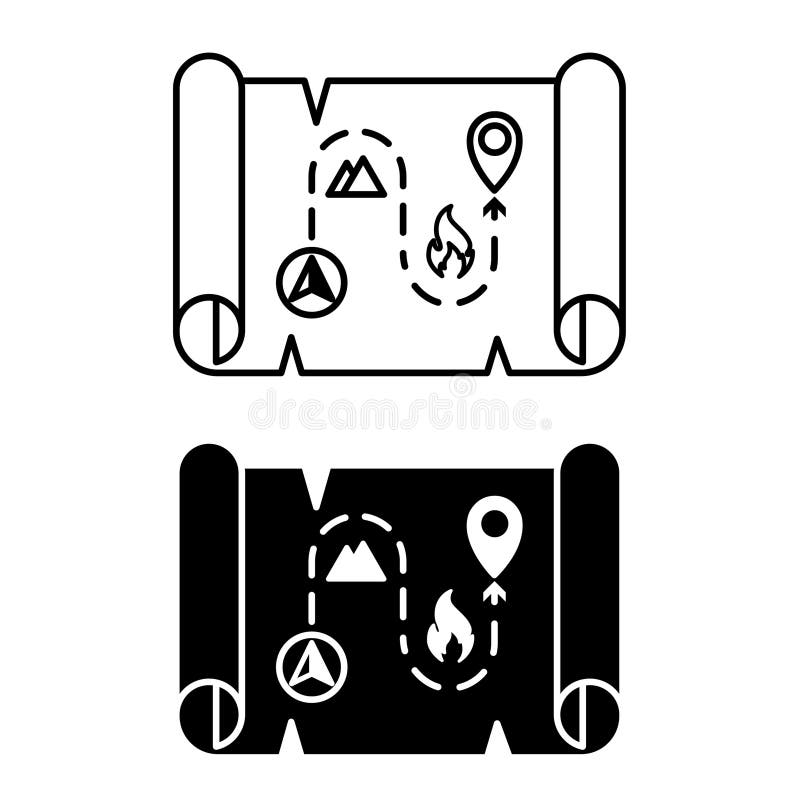Quest Icons. stock vector. Illustration of search, adventure - 338069079