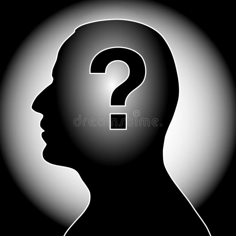 Head Question Shadow Silhouette Stock Illustrations – 617 Head Question ...