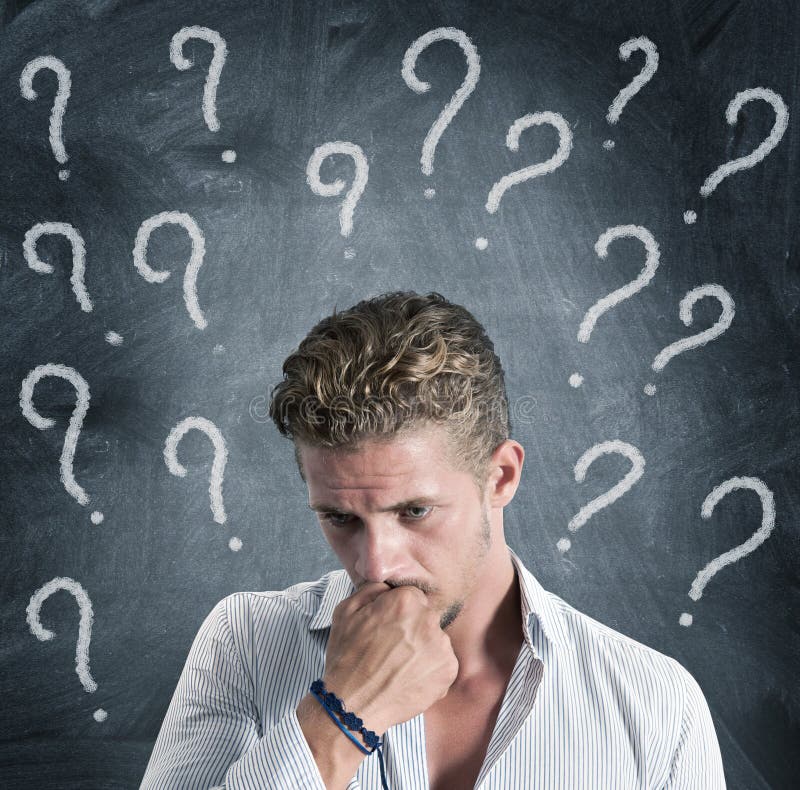 Anxious with Resume Anticipating Interview, Having Plenty of Questions ...