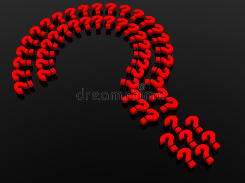 Questions post it note stock illustration. Illustration of painted ...