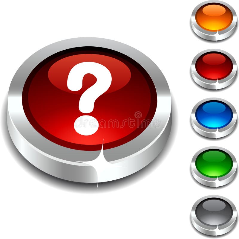 Question button. [Vector] stock vector. Illustration of computer - 3529814