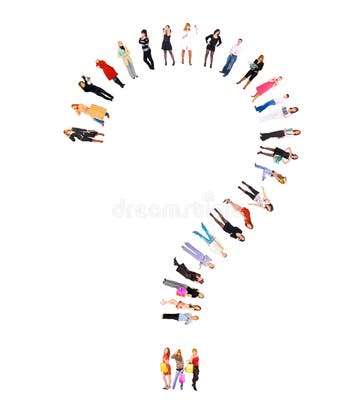 Question stock image. Image of friendship, group, connection - 5847807