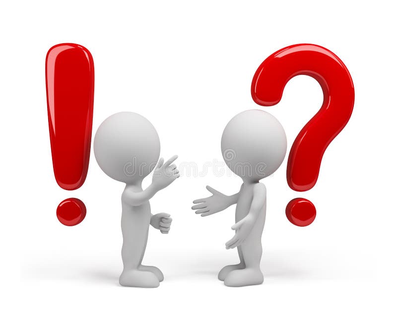 Question - the answer stock illustration. Illustration of background ...