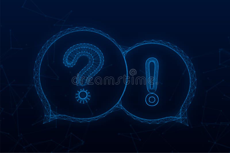 Question and Answer Banner. Megaphone Banner. Web Design. Vector Stock ...