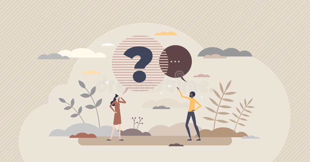 Tiny Question Sign Person Concept Stock Illustrations – 165 Tiny ...
