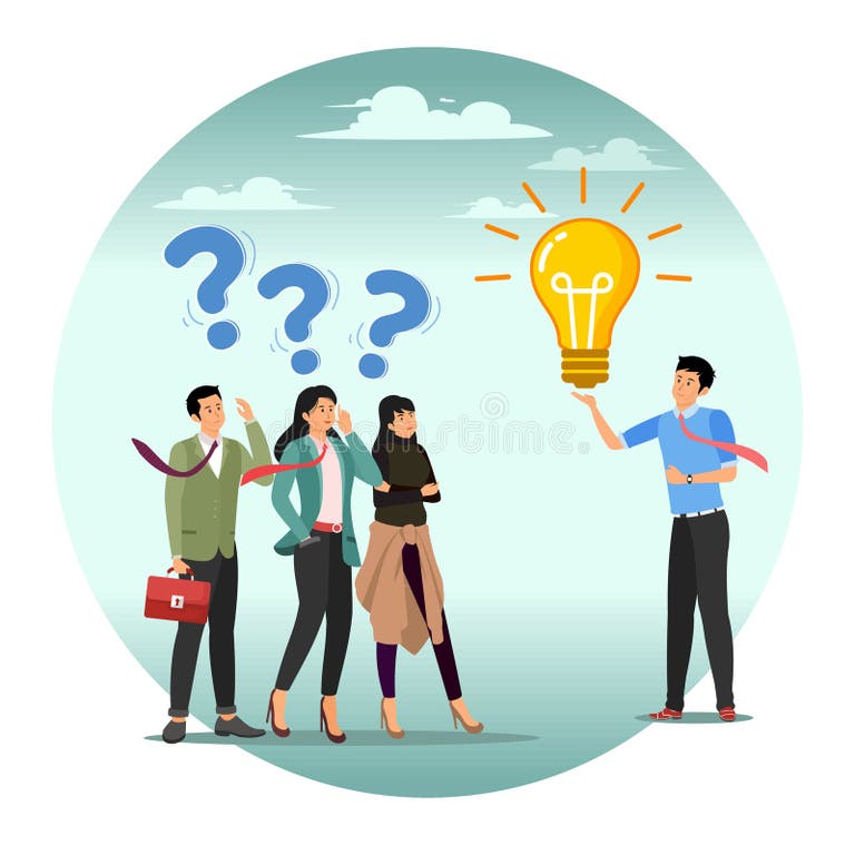 Question Answer Concept, Advice or Suggestion, Solving Problem with ...