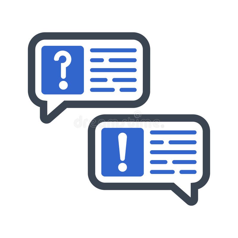 Question Answer icon stock vector. Illustration of answer - 200277185