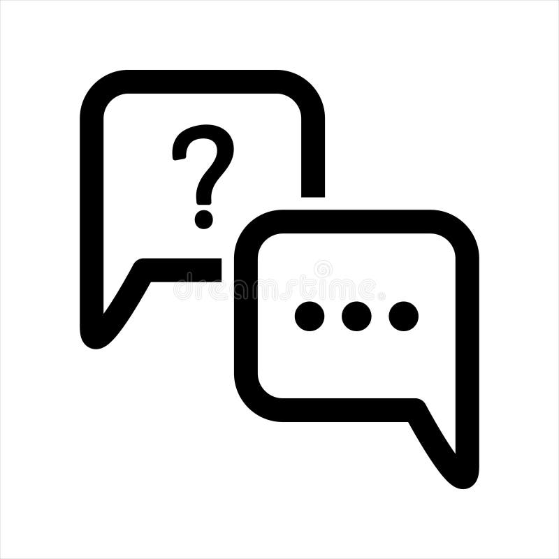 Question Answer Icon. Interview Question Icon Stock Vector ... Question Answer Icon. Interview Question Icon Stock Vector ...