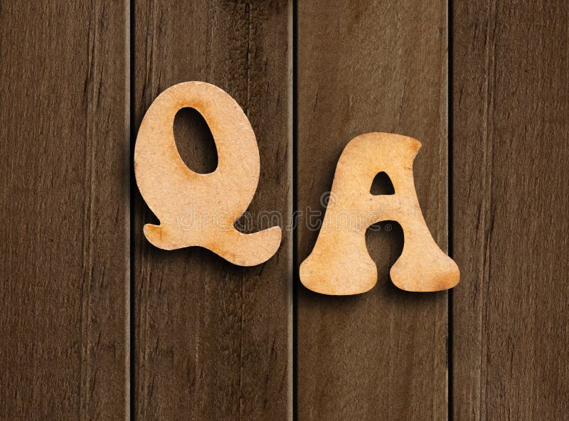 Question and answer. stock image. Image of wooden, question - 57374353