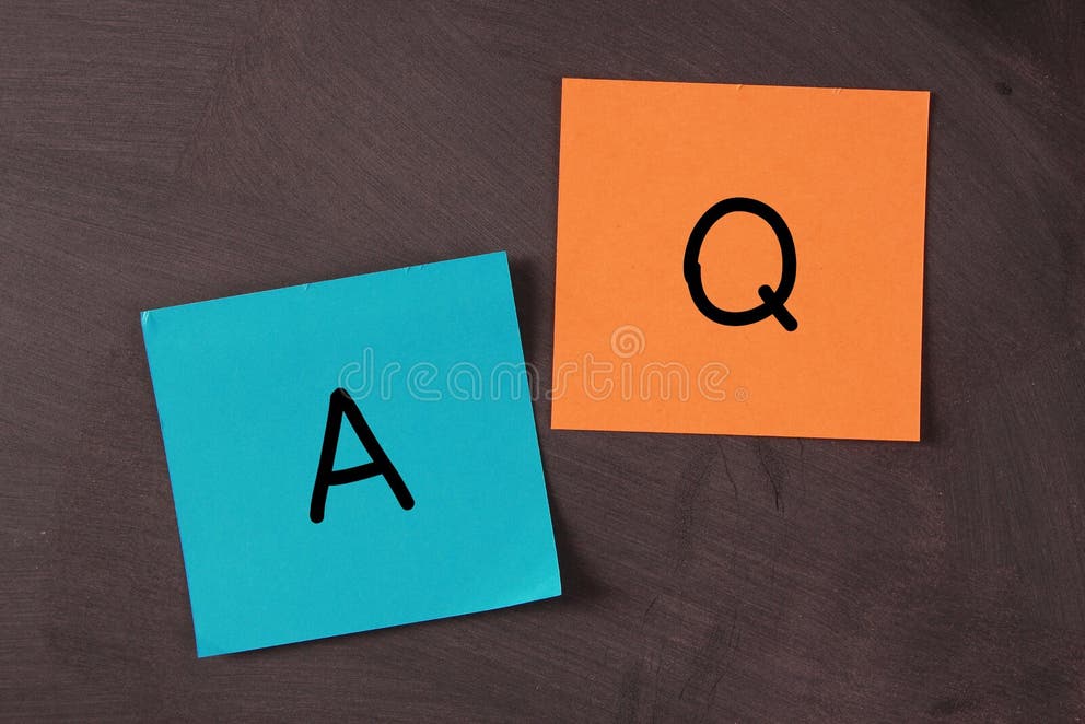 Question and Answer stock photo. Image of black, helping - 45598060