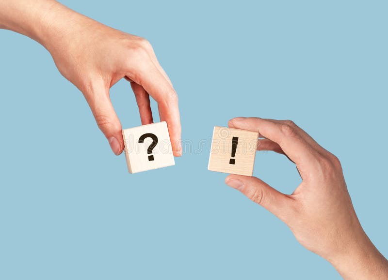 Question and Answer, Qa, Qna Concept. Interrogation and Exclamation ... Question and Answer, Qa, Qna Concept. Interrogation and Exclamation ...