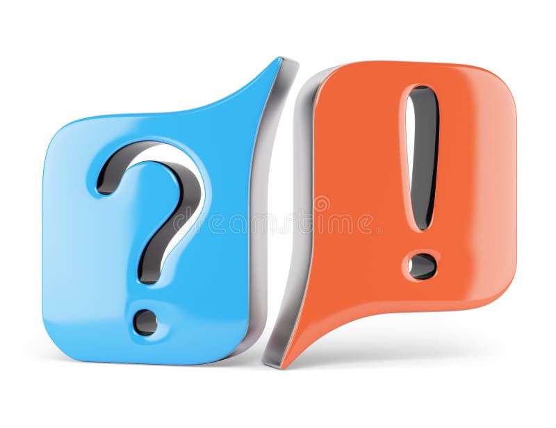 Question and answer signs stock illustration. Illustration of business ...