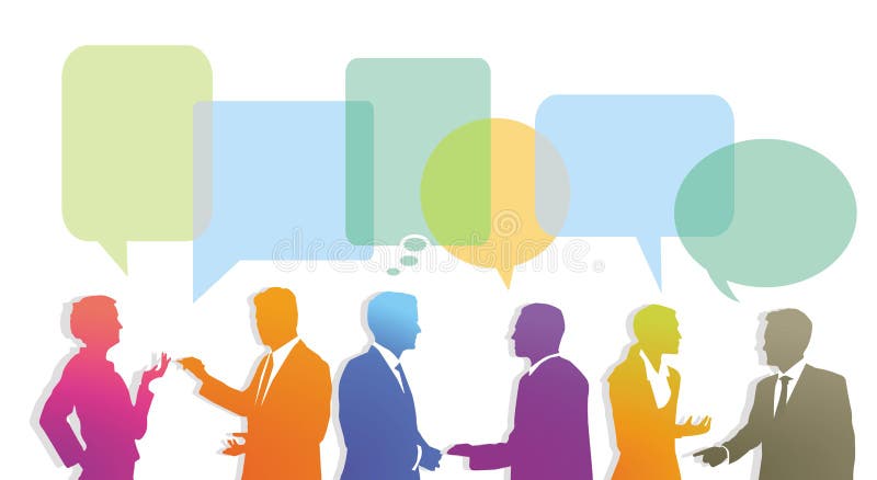 Question and Answer Speech Bubbles with Group Stock Vector ...