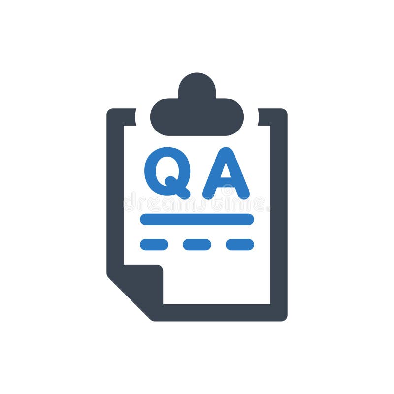 Question and Answer Survey Icon Stock Vector - Illustration of vector ...