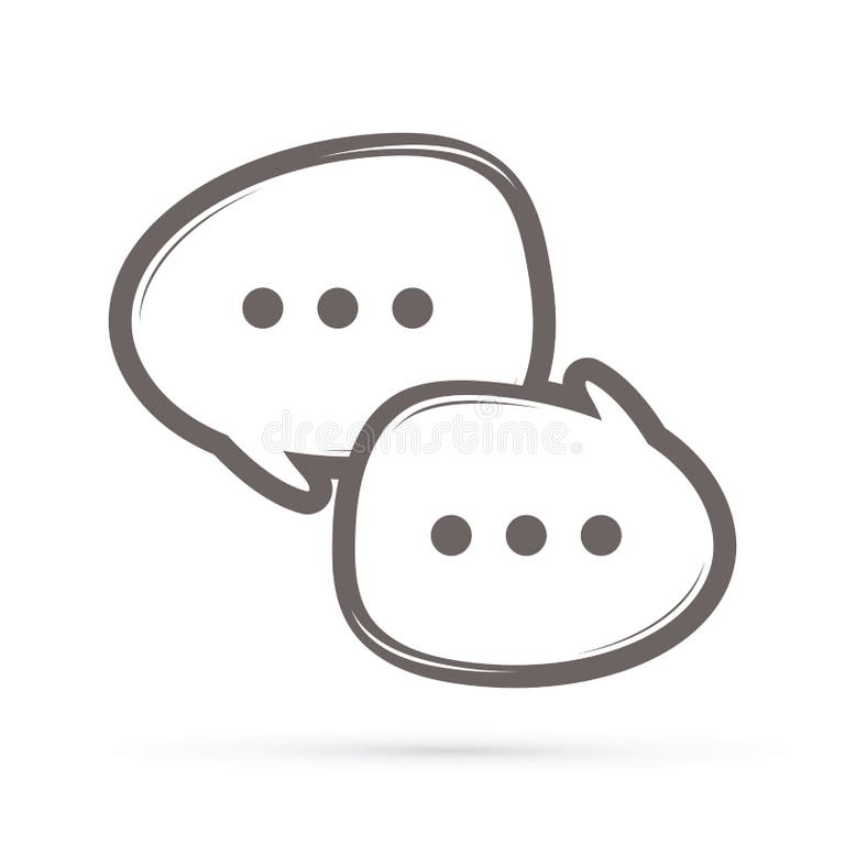 Question and Answer Text in Balloons Graphic Vector Stock Vector ...