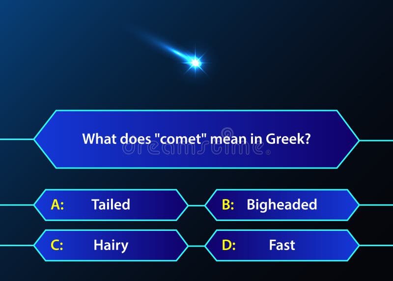 Question and Answers, TV Show, Exam. Template for a Quiz on the Theme ...