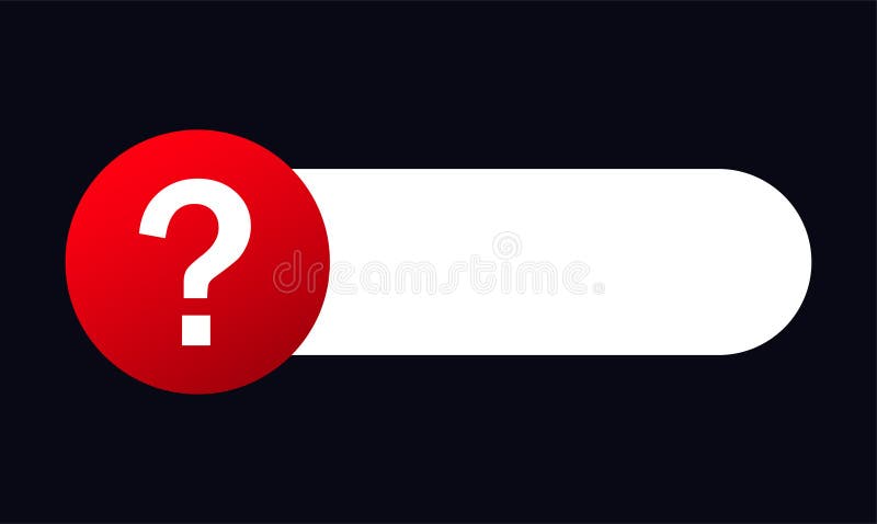 Question Box Faq Vector Text Banner Stock Vector - Illustration of ...