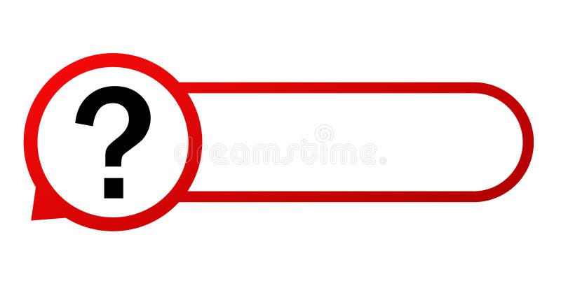 Question Box Faq Vector Text Banner Stock Illustration - Illustration ...