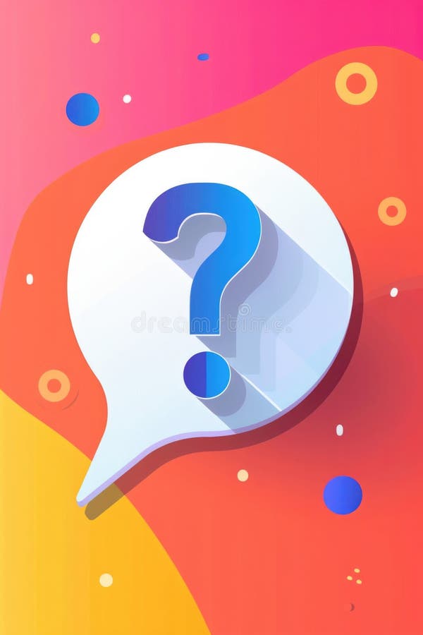Question Bubble with Question Mark Stock Photo - Image of uncertainty ...