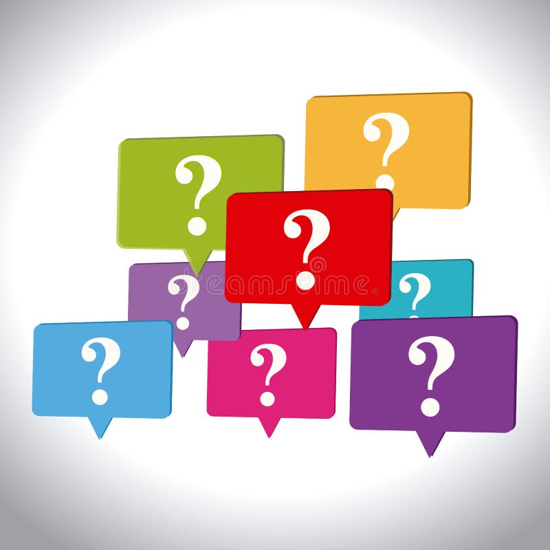 Question design stock vector. Illustration of communication - 45851253