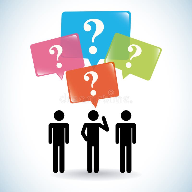 Question design stock vector. Illustration of idea, search - 45851443