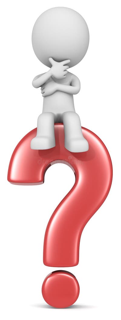 Question. stock illustration. Illustration of character - 53052393