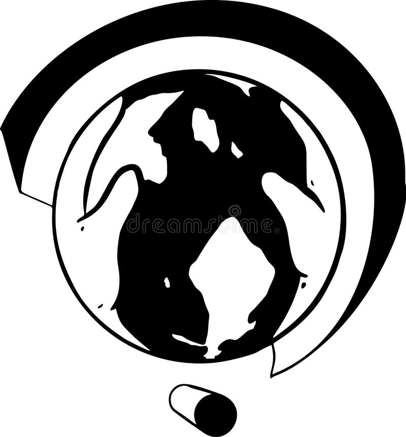Question, Earth, Hand Draw Vector Illustration Art Stock Vector ...