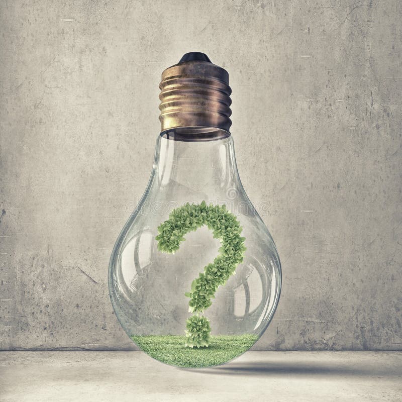 3d Small People - Lying on a Green Question Mark Stock Illustration ...