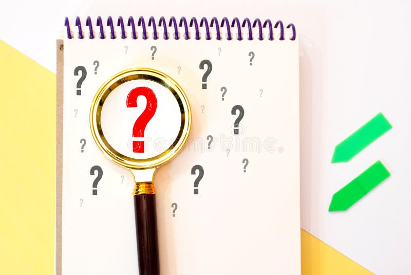 Question and Exclamation Marks Symbol. Magnifying Glass with Question ... Question and Exclamation Marks Symbol. Magnifying Glass with Question ...