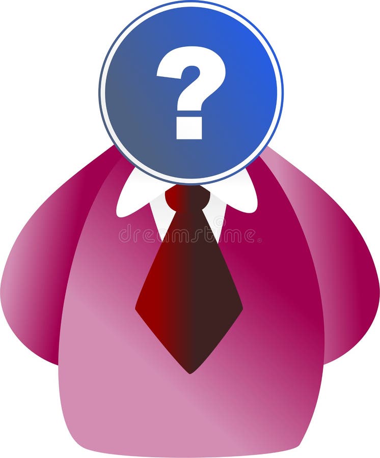 Question face stock illustration. Illustration of interrogation - 3199325