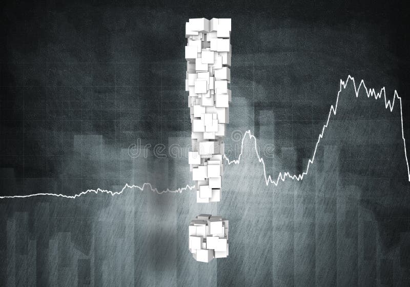 Question of Financial Growth Stock Illustration - Illustration of ...