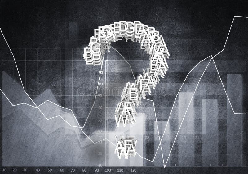 Question of Financial Growth Stock Photo - Image of banking, rates ...