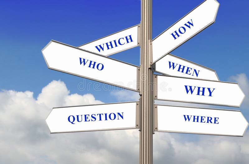 Who What Where Why when How Stock Image - Image of sticky, yellow: 11217223