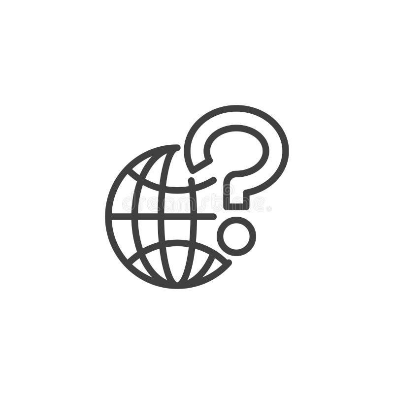 Earth Globe Question Mark Stock Illustrations – 618 Earth Globe ...