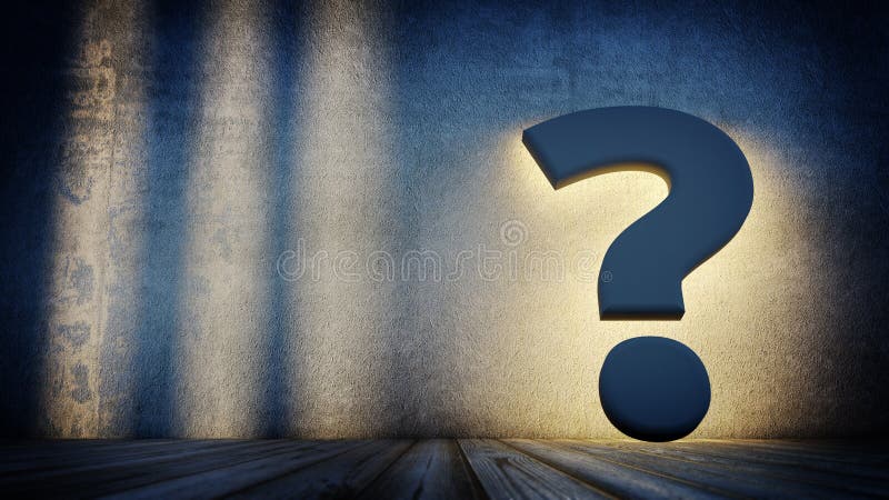 Hard question stock illustration. Illustration of symbol - 7046461