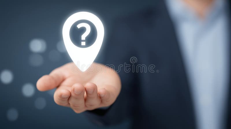 Question and Help Concept stock illustration. Illustration of meeting ...