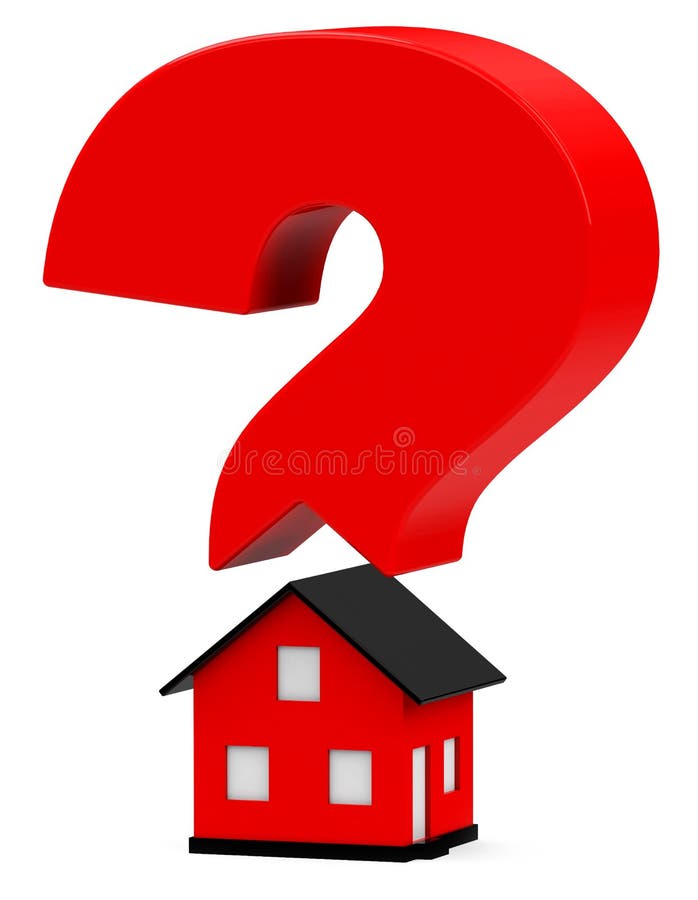 The question house stock illustration. Illustration of helpdesk - 50538071