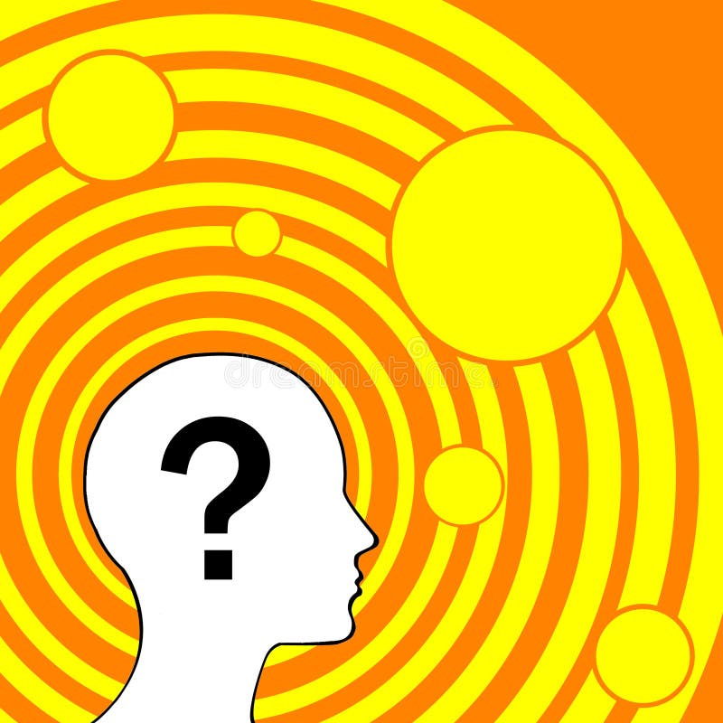 Think! stock illustration. Illustration of person, vision - 1029303