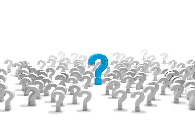 Question Mark and Concept of Science and Technology. Questions and ...