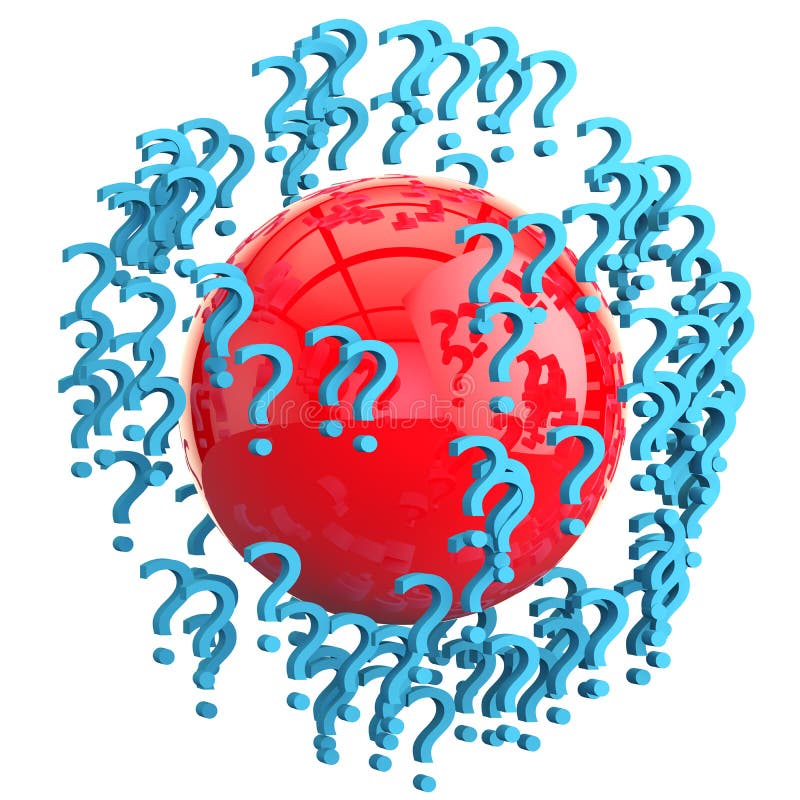 Question Mark and Concept of Science and Technology. Questions and ...