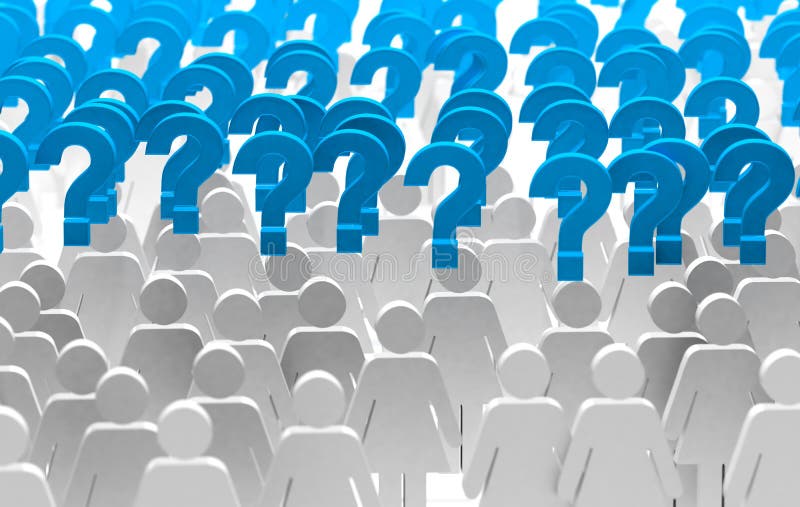 Question Mark and Concept of Science and Technology. Questions and ...