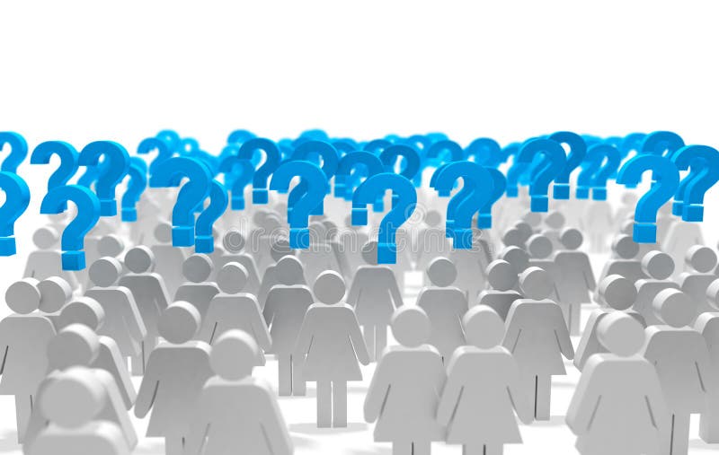 Question Mark and Concept of Science and Technology. Questions and ...