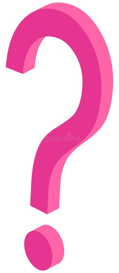Pink 3d Question Mark Stock Illustrations – 558 Pink 3d Question Mark ...