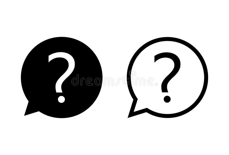 Question Icon . Question Mark Icon Vector Stock Vector - Illustration ...