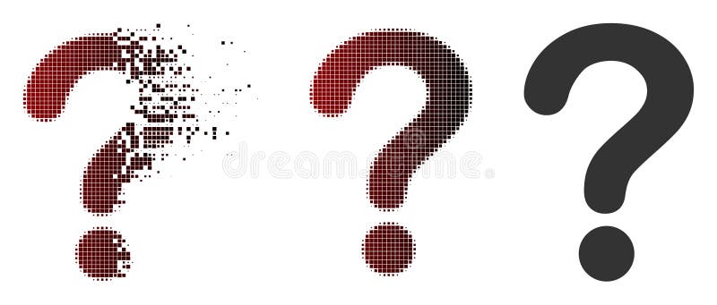Question Mark Pixelated Stock Illustrations – 47 Question Mark ...
