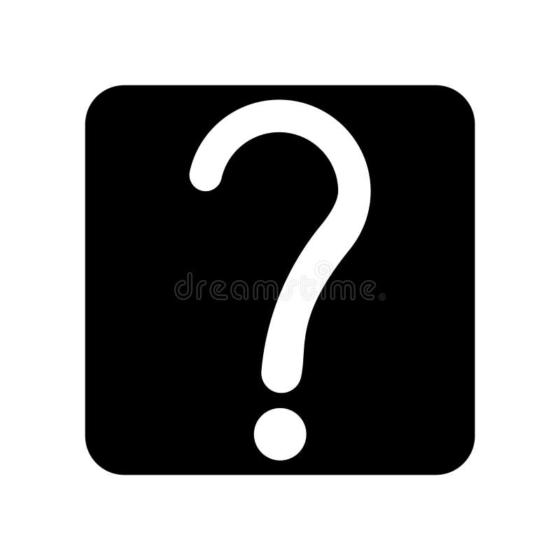 Question Icon Vector Isolated on White Background, Question Sign Stock ...